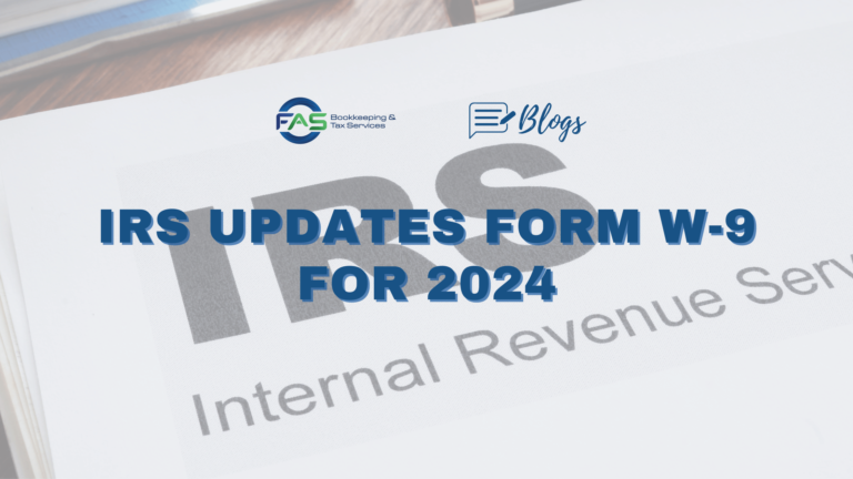 IRS Updates Form W-9 for 2024